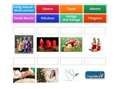 Feste feiern - Unterrichtsmaterialien