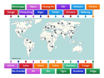 Harta politica lumii - Resurse didactice