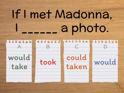 Second conditional wordwall - Навчальні ресурси