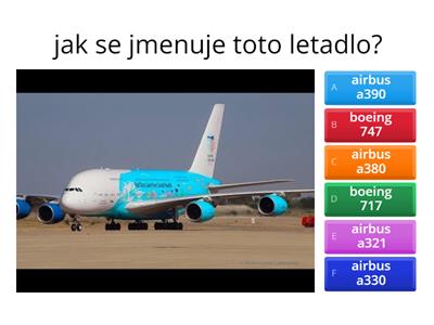 Letadla - Výukové zdroje