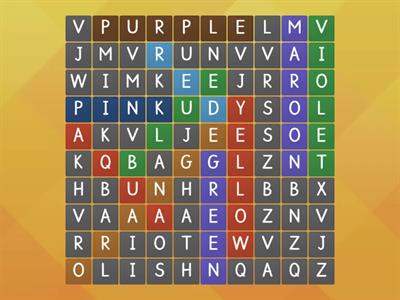 Color word word search - Teaching resources
