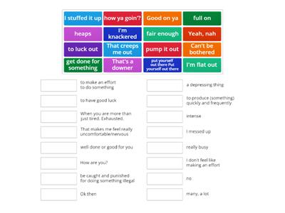 Aussie slang - Teaching resources