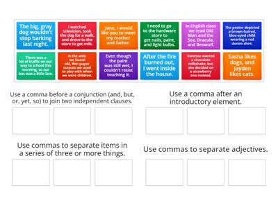 Comma splice - Teaching resources