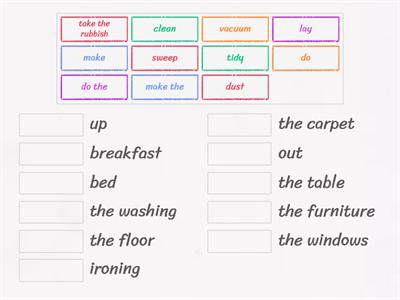 Housework - Teaching resources