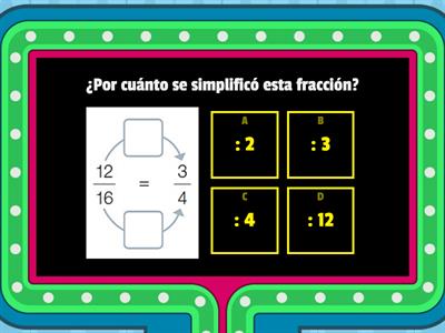 Fracciones Juegos de equivalentes - Recursos didácticos