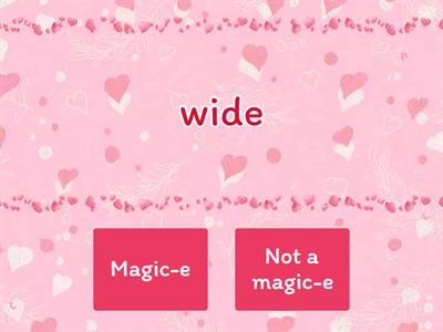 Magic e games - Teaching resources