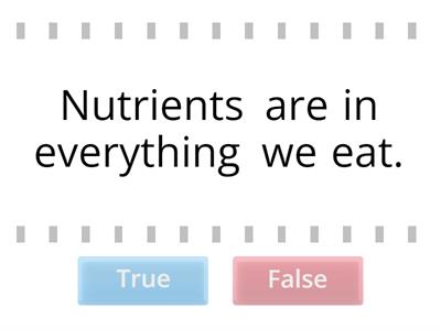 Nutrients - Teaching resources