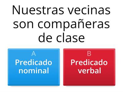 Predicado nominal verbal - Recursos didácticos