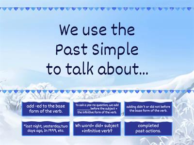 Past simple - Recursos didácticos