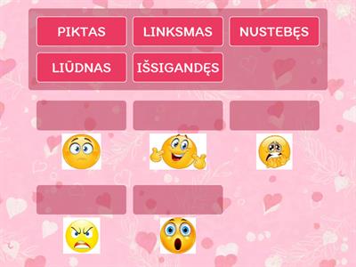 Emocijos - Mokymo ištekliai