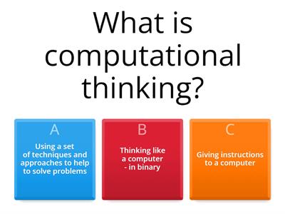 Computational thinking - Teaching resources