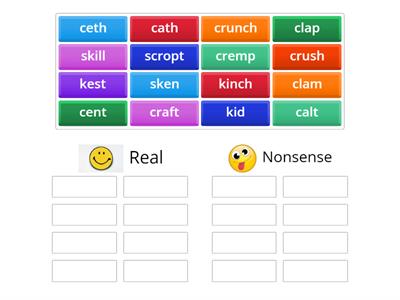 Kiss the cat nonsense words - Teaching resources