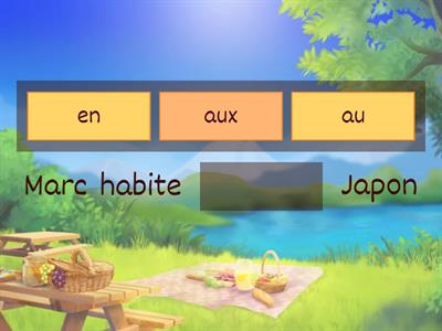 Prépositions pays - Recursos didácticos