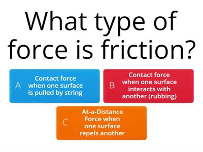 Friction - Teaching resources