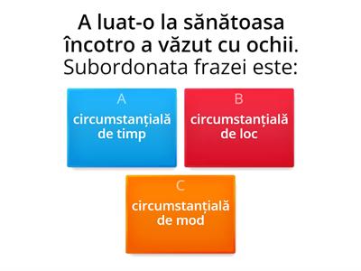 Subordonate - Resurse didactice