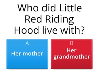 Little red riding hood - Teaching resources
