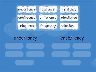 Ence ent ency - Teaching resources