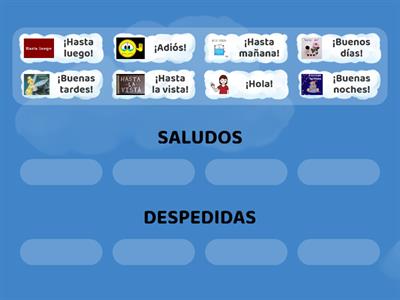 Saludos y despedidas - Recursos de ensino
