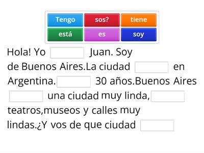 Ser estar tener haber - Recursos didácticos