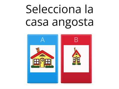 Ancho angosto grande pequeño - Recursos didácticos