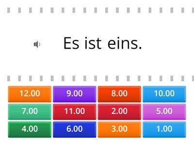 Uhrzeit - Teaching resources