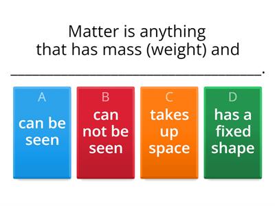 Matter Properties of - Teaching resources