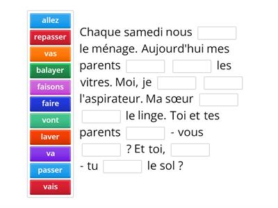 Futur proche - Учебные ресурсы