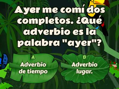 Adverbios de lugar y genero - Recursos didácticos