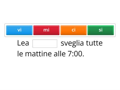 Riflessivi - Teaching resources