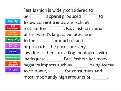 Fashion - Teaching resources