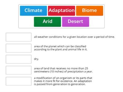 Desert - Teaching resources