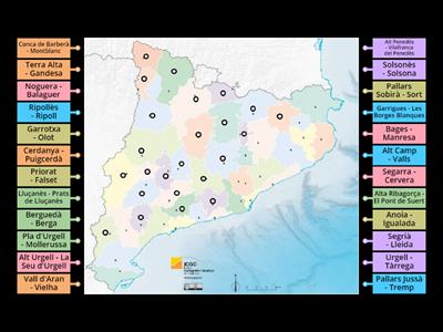 Comarques catalunya - Recursos didácticos