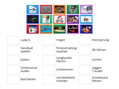 Sportarten - Teaching resources