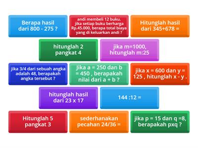 Game numerasi - Sumber daya pengajaran