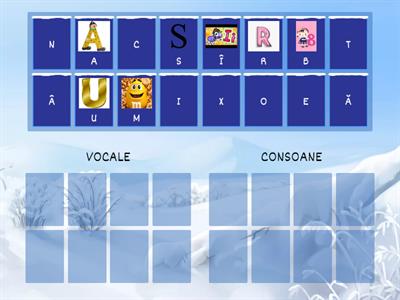 Joc vocale si consoane - Resurse didactice