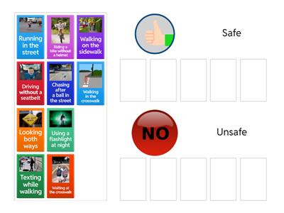 Safe vs unsafe - Teaching resources