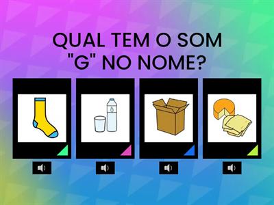 Fonema g - Recursos didácticos