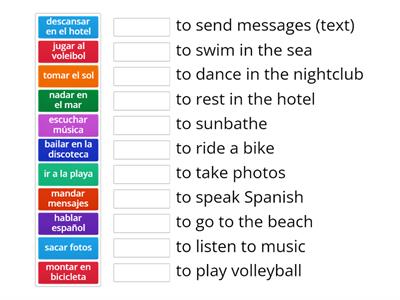 Actividades de vacaciones - Teaching resources
