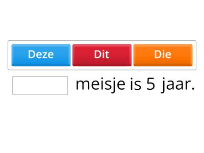 Dit dat deze die - Leermiddelen