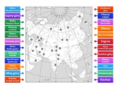 Góry Azja - Materiały dydaktyczne