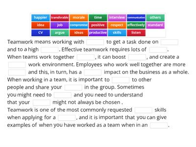 Teamwork - Teaching resources