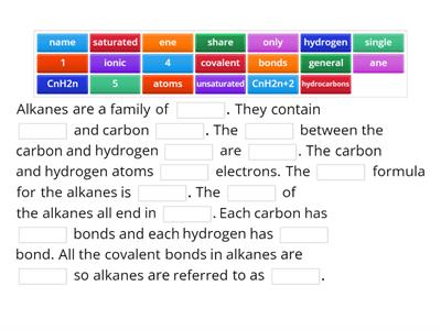 Alkanes alkenes - Teaching resources