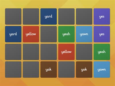 Letter y consonant - Teaching resources
