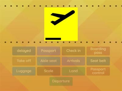 Vocabulary airport - Recursos de ensino