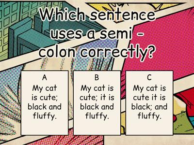 Punctuation Colon and semi colon - Teaching resources
