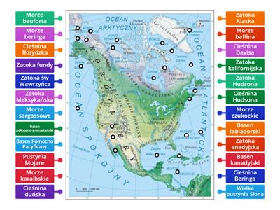 Ameryka polnocna - Materiały dydaktyczne