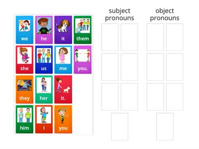 Object pronouns and personal pronouns - Recursos didácticos
