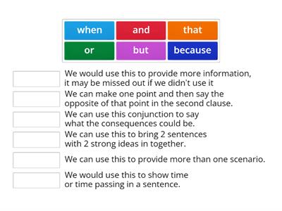 Conjunction - Teaching resources