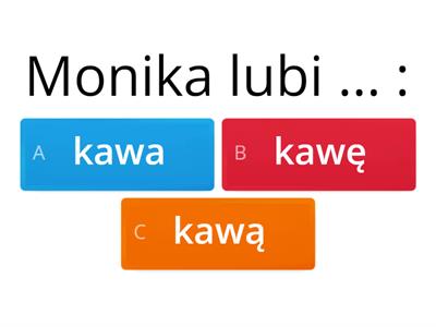 Zaimki osobowe biernik i narzędnik - Materiały dydaktyczne