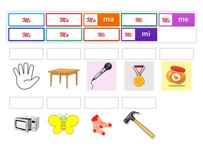 Fonema ma me mi - Recursos didácticos